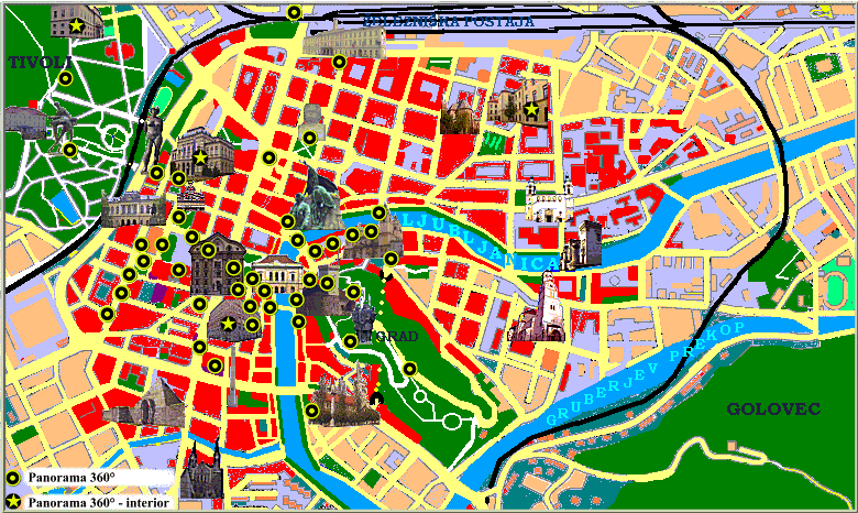 Ljubljana (The Capital Of Slovenija) :: prostorski atlas